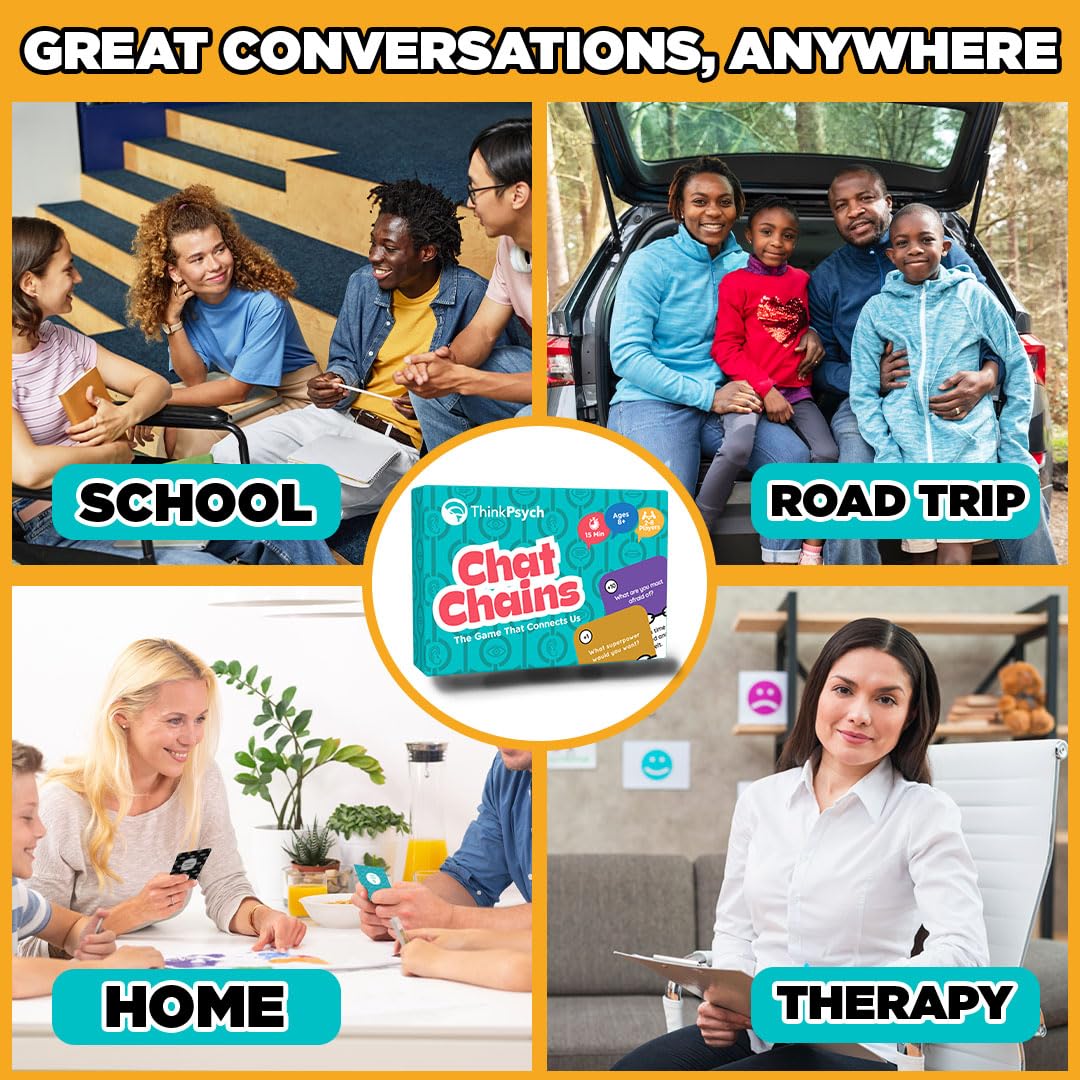 Chat Chains - The Game That Connects Us | Emotional Social Skills Games for Teens | Kids Therapy Games | Ages 8-99 | Fun and Fast | 15 Mins Playtime