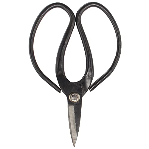 BambooMN Bonsai Starter Tool Kit 2pc Set - 11" Concave Cutter, 7" Heavy Duty Shear