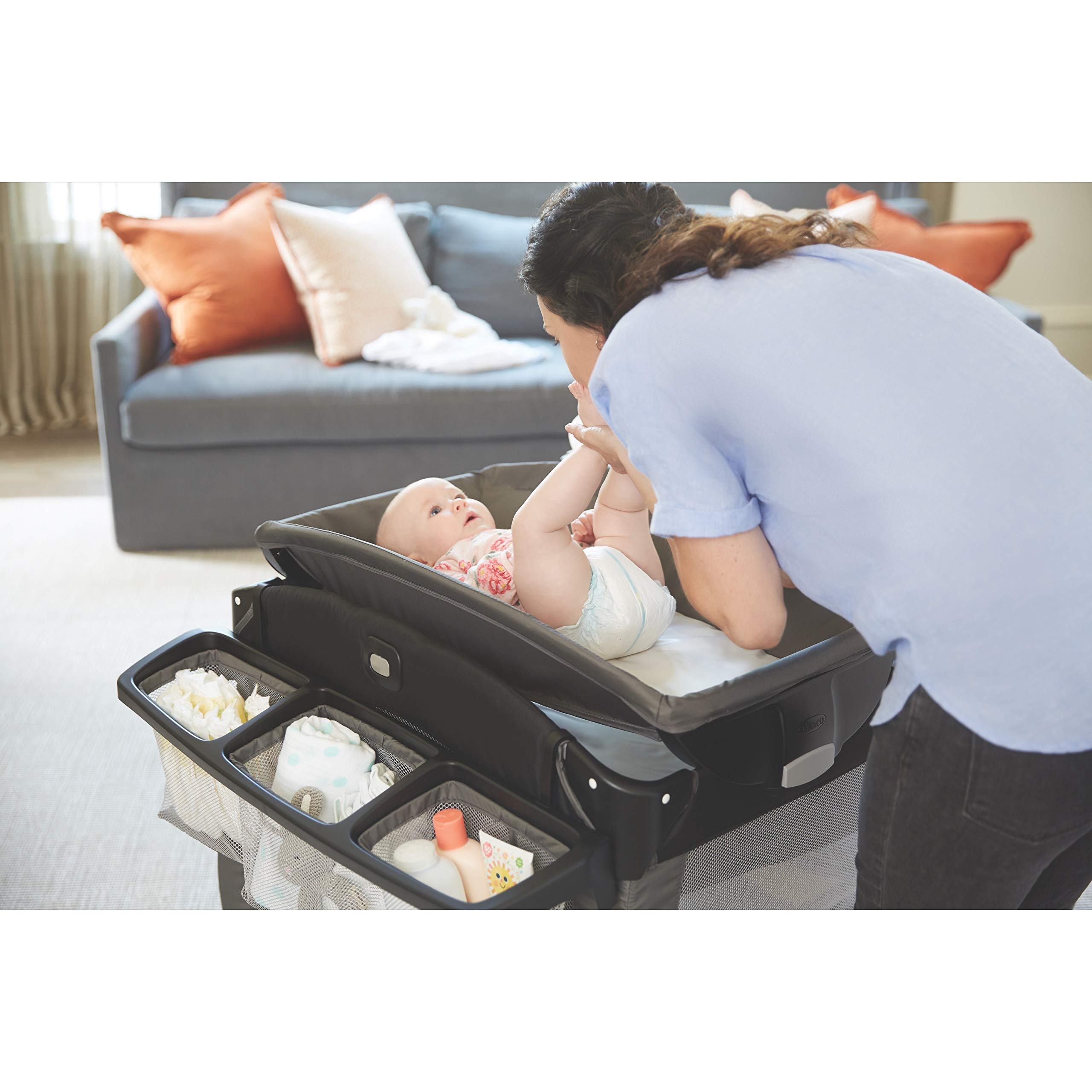 Graco Pack 'n Play Playard Quick Connect Portable Seat Deluxe, McKinley