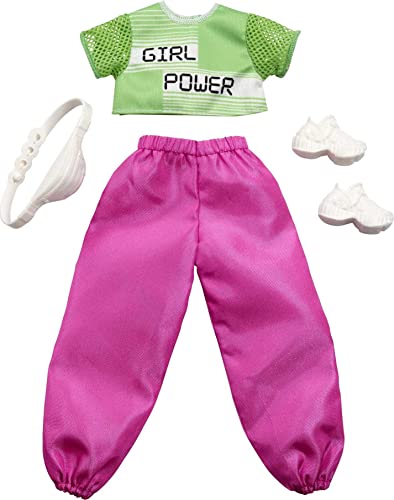 Barbie Clothes Multipack with 8 Complete Outfits for Barbie Doll, 25+ Pieces Include 8 Outfits, 8 Pairs of Shoes & 8 Accessories, Gift for 3 to 8 Year Olds