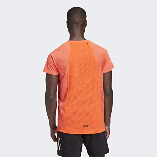 adidas Men's HEAT.RDY Tee Solar Red Small