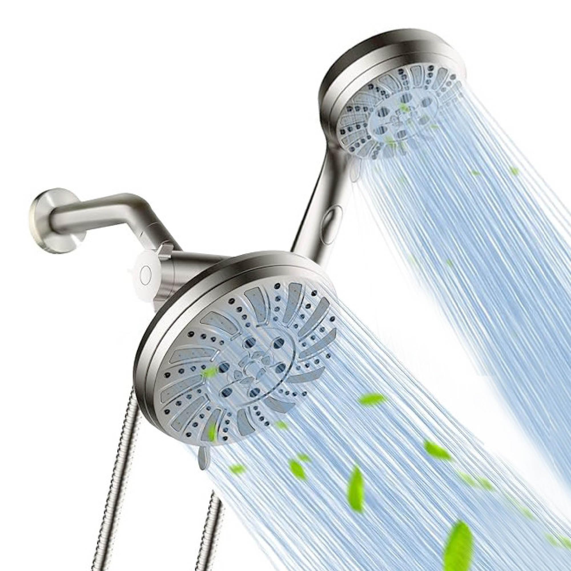 AMAZING FORCE Shower Head,6 Spray Mode Handheld High Pressure Showerhead,4.3 inch