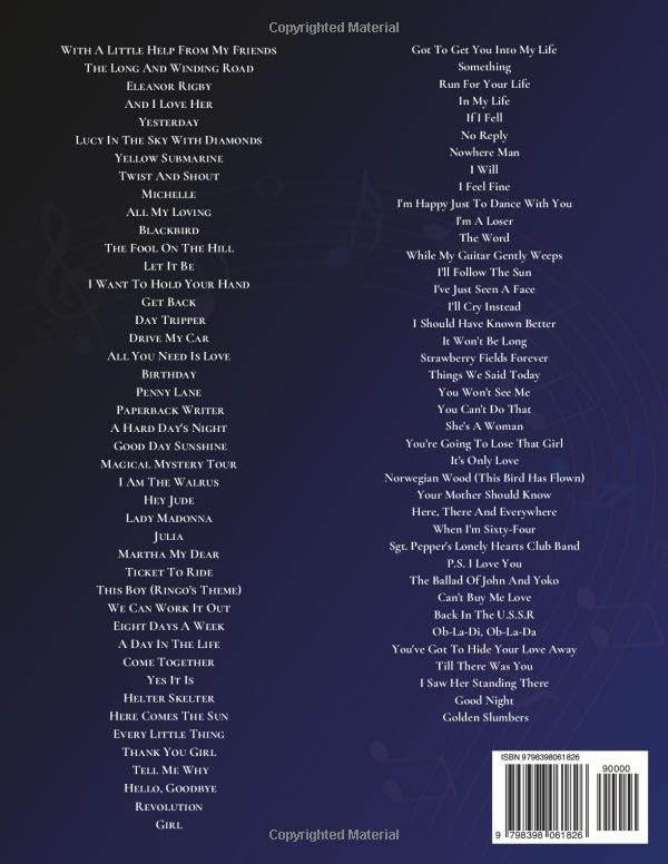 Beatles Flute Music Book: Collection Of 84 Songs For Everyone