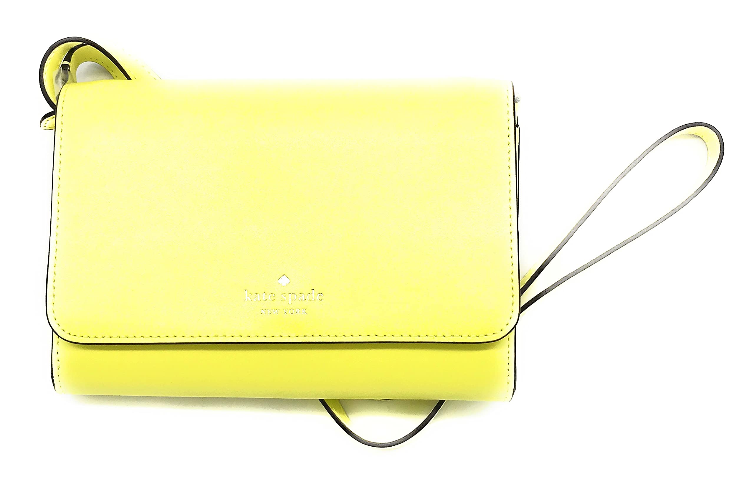 Kate Spade New York Braelynn Wallet on a String Crossbody (Limelight Yellow)