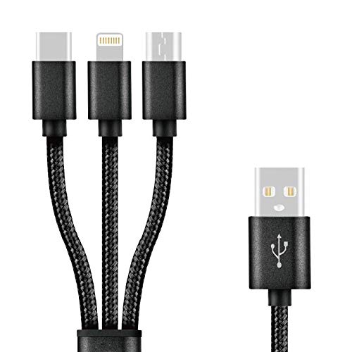 BoxWave Cable Compatible with Oculus Quest (Cable AllCharge miniSync, Retractable, Portable USB Cable for Oculus Quest - Jet Black