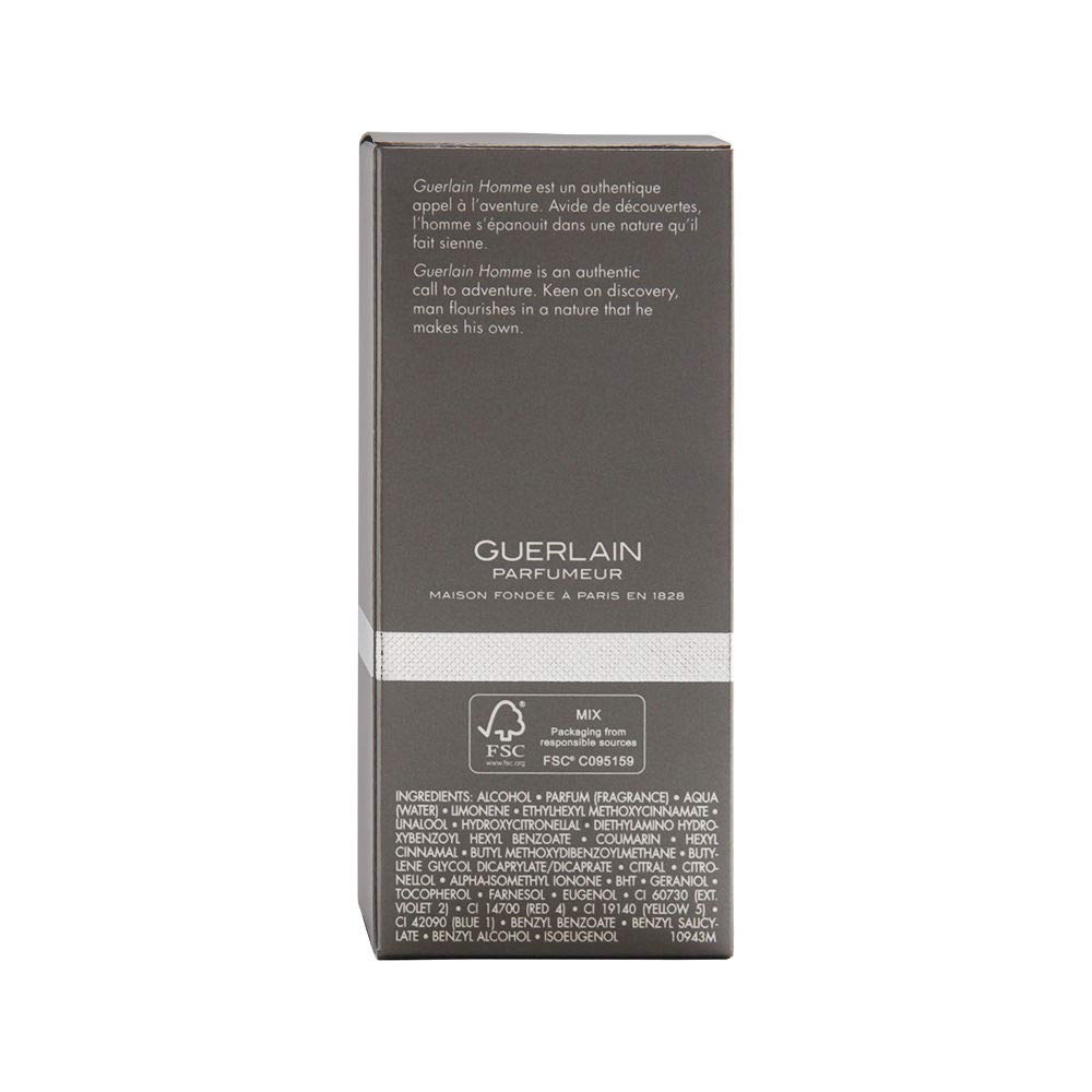 Guerlain Homme Eau De Parfum Spray, for Men 1.7 Ounce (Model: 3346470303409)