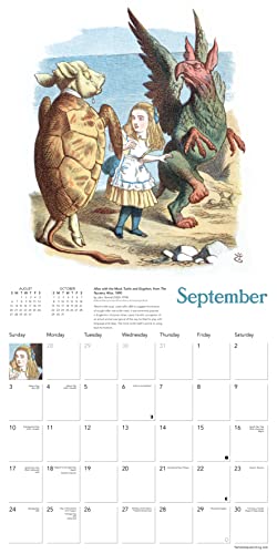 Alice in Wonderland Wall Calendar 2023 (Art Calendar)