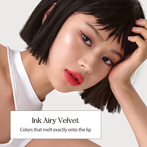Peripera Ink Airy Velvet Lip Tint, Liquid Lip (0.14 fl oz, 004 PRETTY PINK)