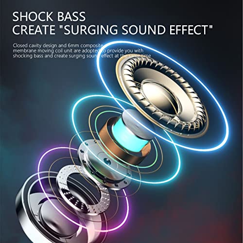 Beats Headphones, Wireless Bluetooth Noise Cancelling Headphones, Running Headphones Wireless Earbuds with Earhooks ​Over Ear Sport Headphones Sweatproof Earphones Workout Jogging