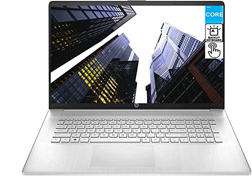 HP 17.3" HD Business Laptop, Intel Core i7-1255U, Windows 11 Pro, 32 GB RAM 1TB SSD, HDMI, WiFi 6, Bluetooth, Webcam, Numeric Keypad, Backlit Keyboard, Long Battery Life, TDU