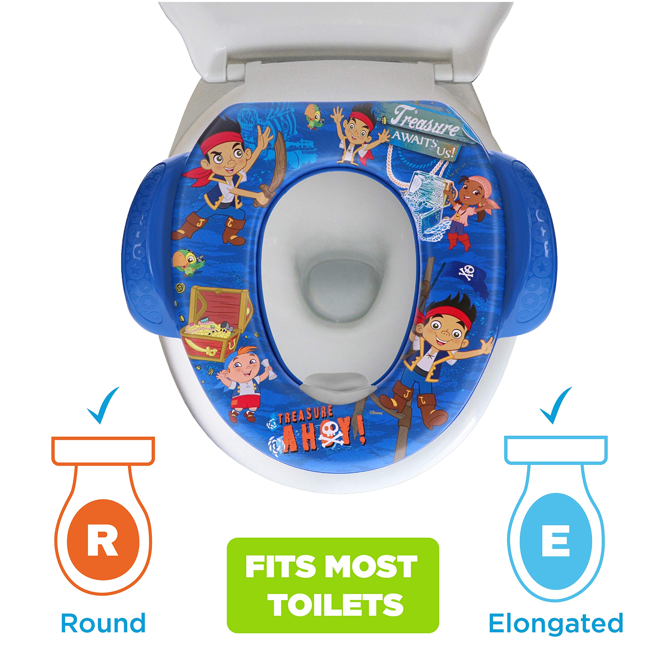 Disney Jake and The Never Land Pirates "Treasure Ahoy" Soft Potty, Blue