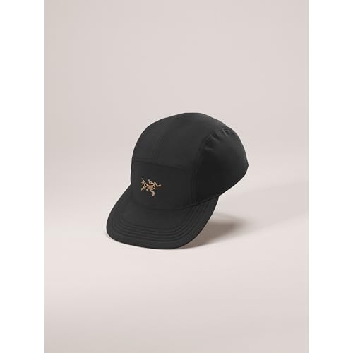 Arc'teryx Calidum 5 Panel Cap | High-Performance Five-Panel Hat | Black, One Size