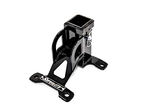 SuperATV Rear Receiver Hitch for 2020+ Polaris RZR PRO XP/PRO XP 4 | Black | Fits Standard 2" Attachments | Includes Cotter Pin and Hitch Pin | Max Towing Capacity 1500 Pounds