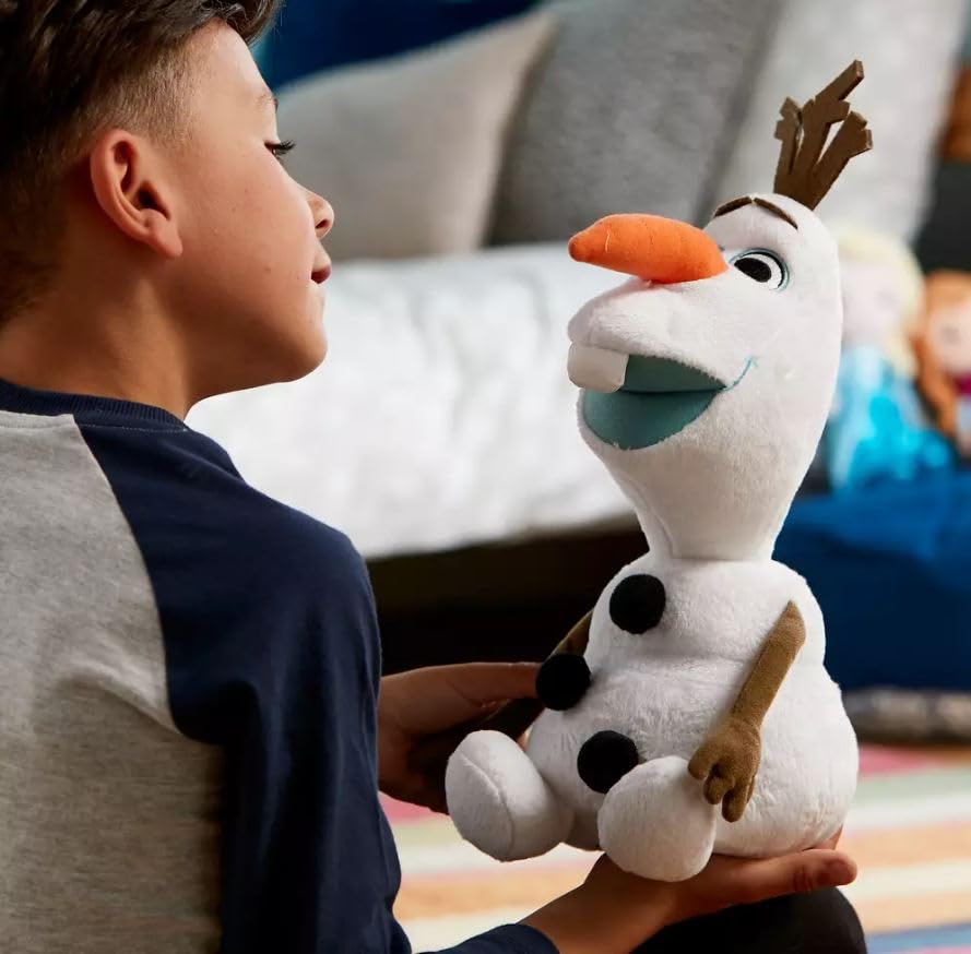 Disney Store Official Olaf Plush, Frozen 2, 12 Inches, Iconic Cuddly Toy Character with Embroidered Features, Perfect Present for Kids, Suitable for All Ages 0+