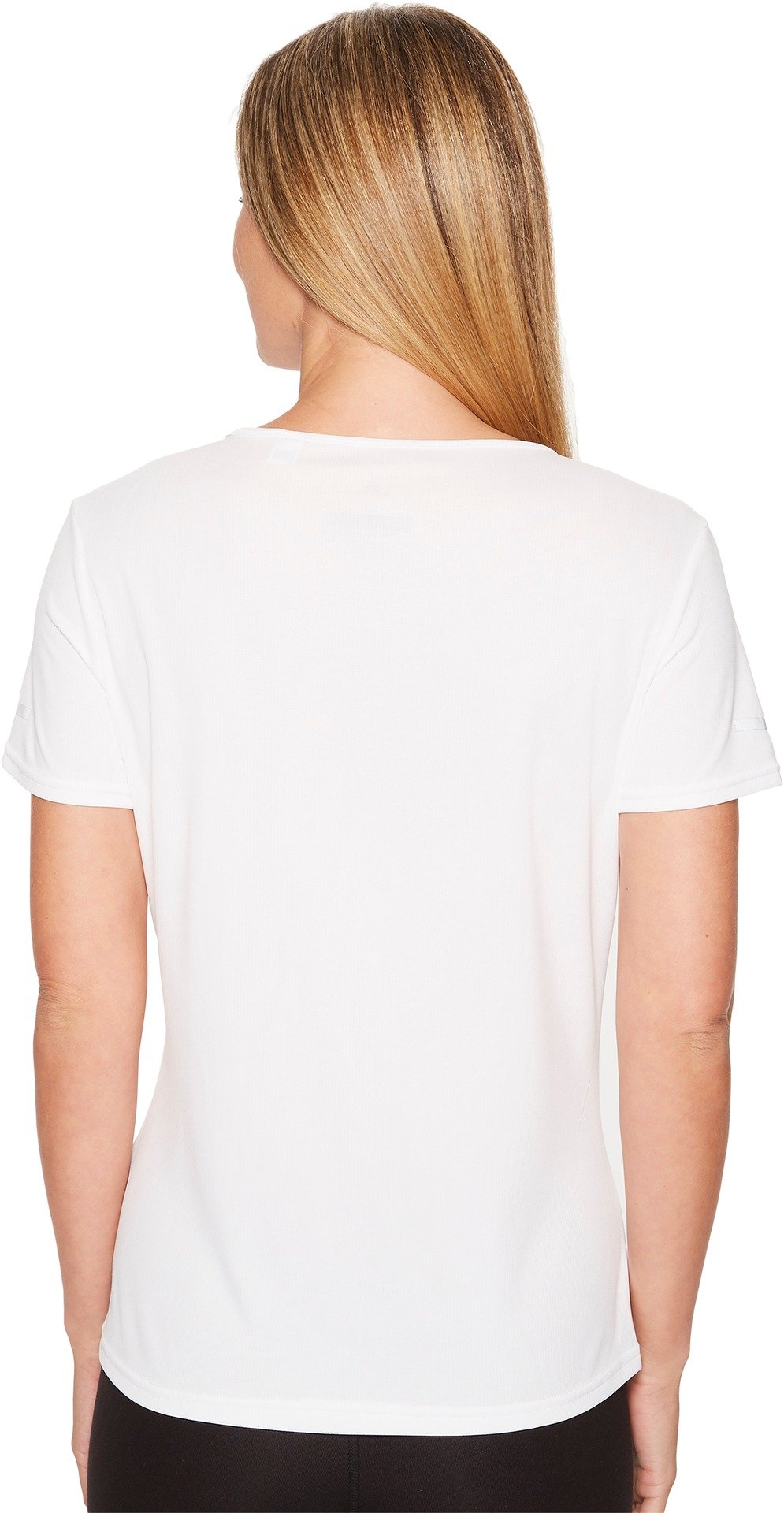 adidas Women's Running Short Sleeve Tee,White,X-Small
