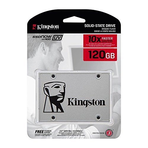 Kingston UV400 120GB Solid State Drive (SUV400S37/120G) 2.5 inch, SATA 3.0 (6Gb/s) Stand-Alone Drive