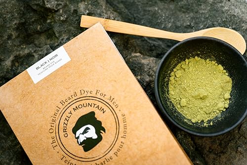 Grizzly Mountain Beard Dye - Organic & Natural Black Beard Dye