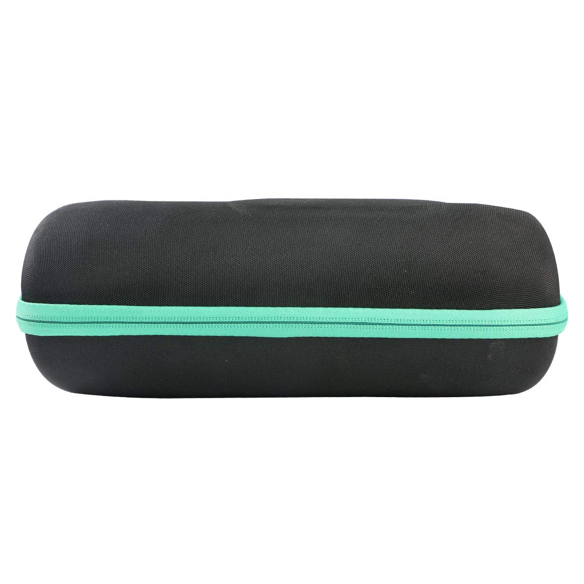 co2CREA Hard Travel Case Replacement for Replacement for JBL Charge 4 /Replacement for JBL Charge 5 Waterproof Bluetooth Speaker (Black Case + Teal Zipper)