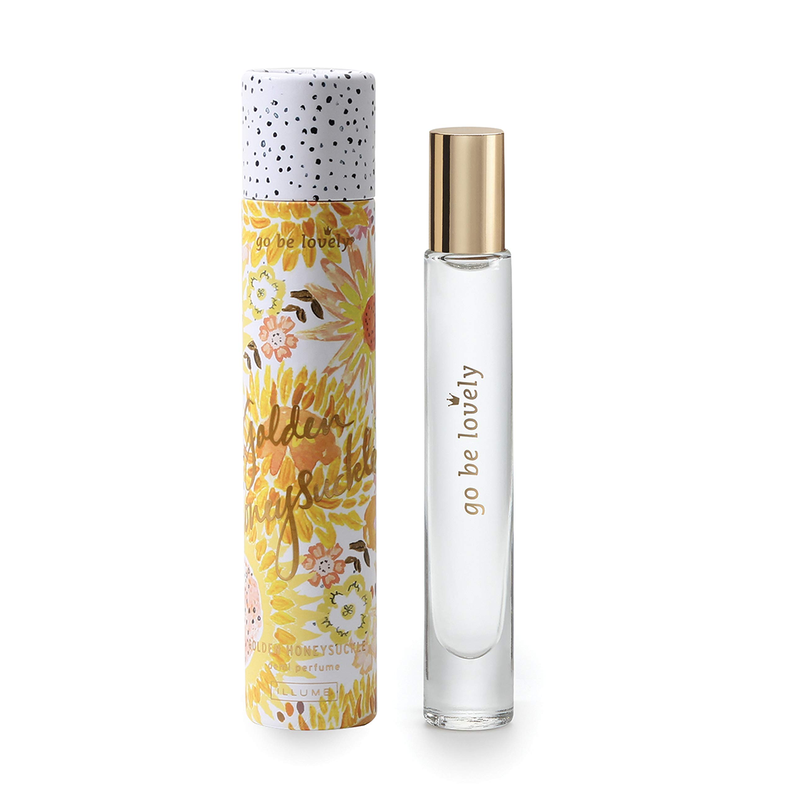 Illume Go Be Lovely Collection, Golden Honeysuckle Demi Rollerball Perfume, 2 Fl Oz (Pack of 1)