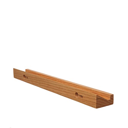 KAIU Vinyl Record Shelf Wall Mount | Easy Installation | Beautiful and Premium Material made from Solid Oak | Slim and Elegant Design for your Home | Easily Swap out Records | Natural
