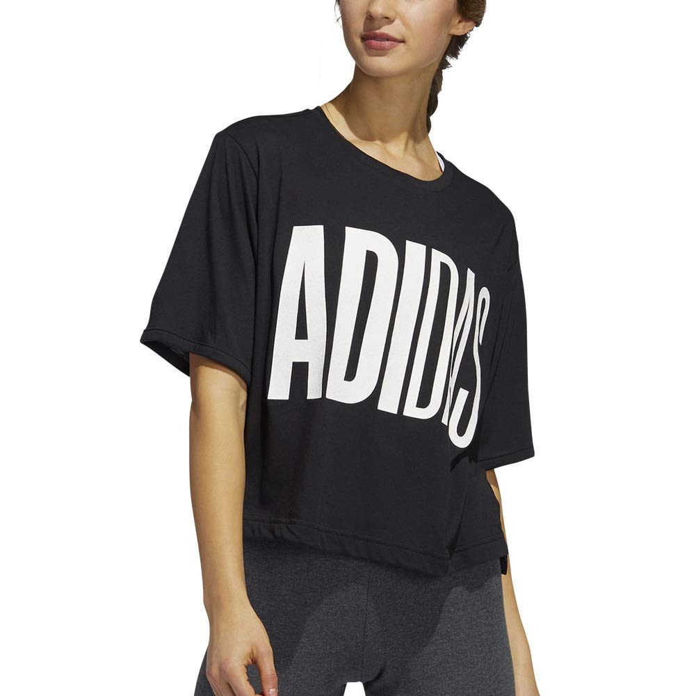 adidas Women's Universal Tee 1 Purple Tint 2X