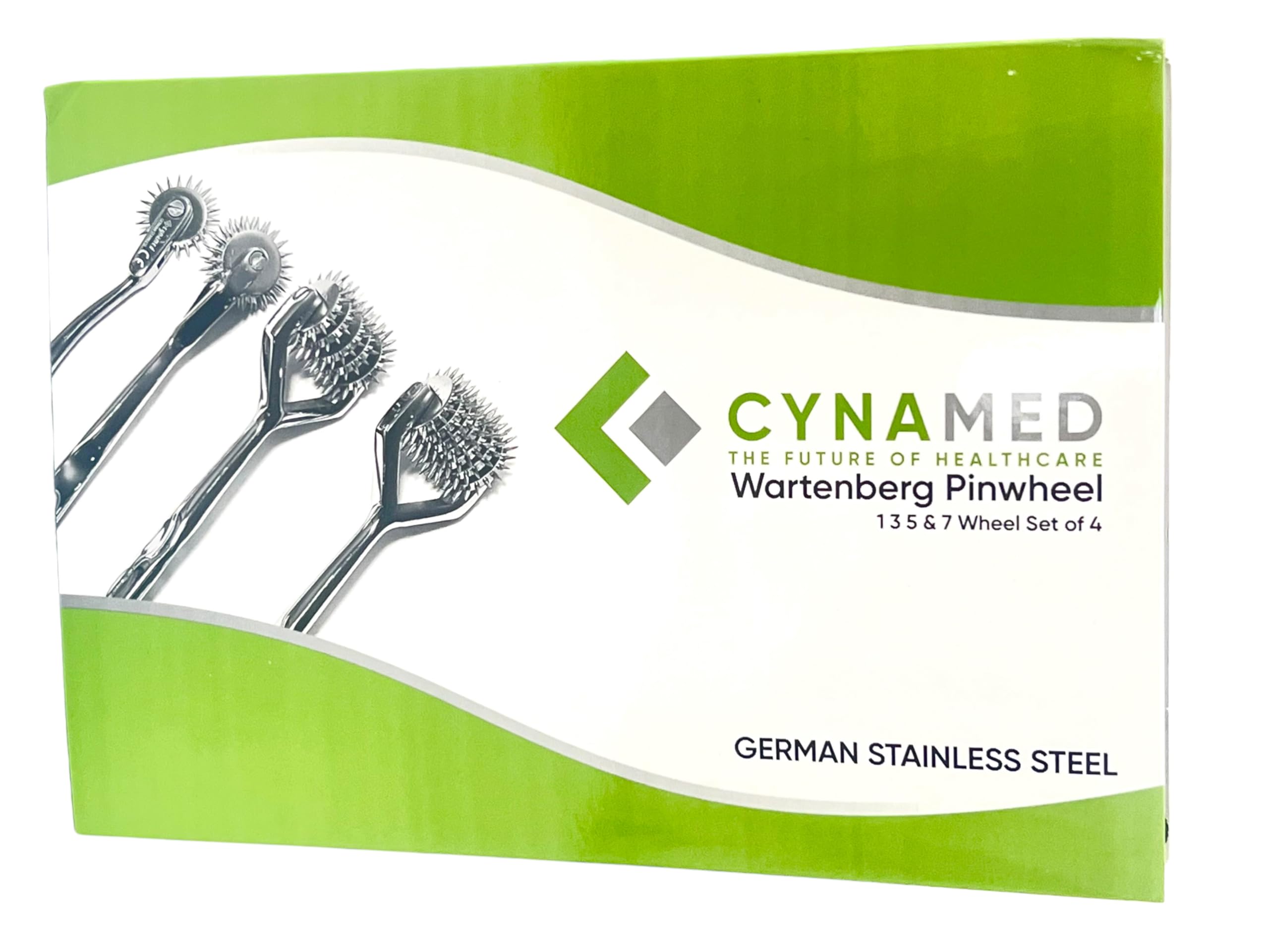 Artlab-Wartenberg Neuro Pinwheel 1, 3, 5 & 7 Head Spur - Setof 4 - Diagnostic Sensory Instrument - German Stainless CE