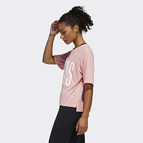 adidas Women's Universal Tee 1 Glory Pink 4X