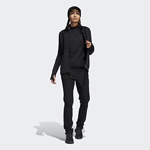adidas Golf Women's Standard Sport Performance Primegreen Cold.RDY Long Sleeve Mock, Black, XS