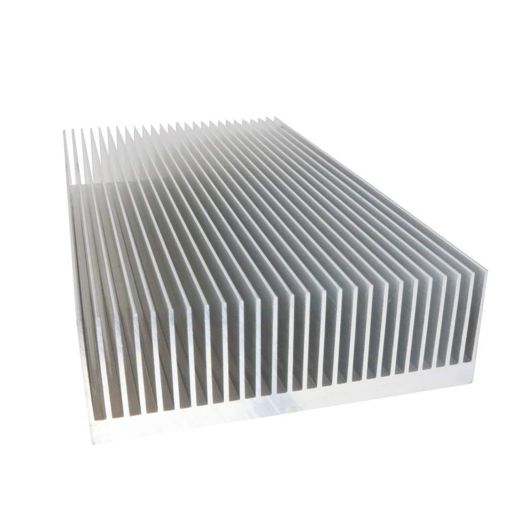 Nxtop Silver Tone Aluminium Radiator Heatsink Heat Sink 150x80x27mm, 6" x 3" x 1.1"(L*W*H)