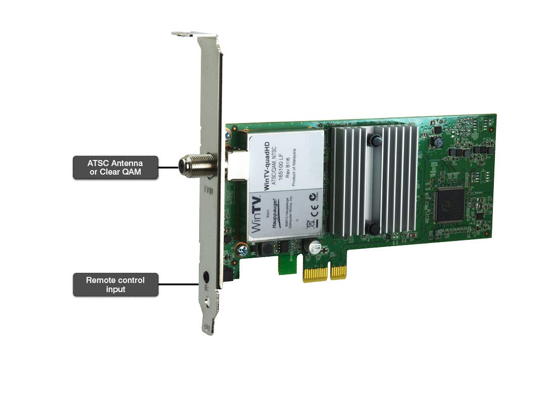 Hauppauge WinTV-quadHD PCI Express TV Tuner Card 1609