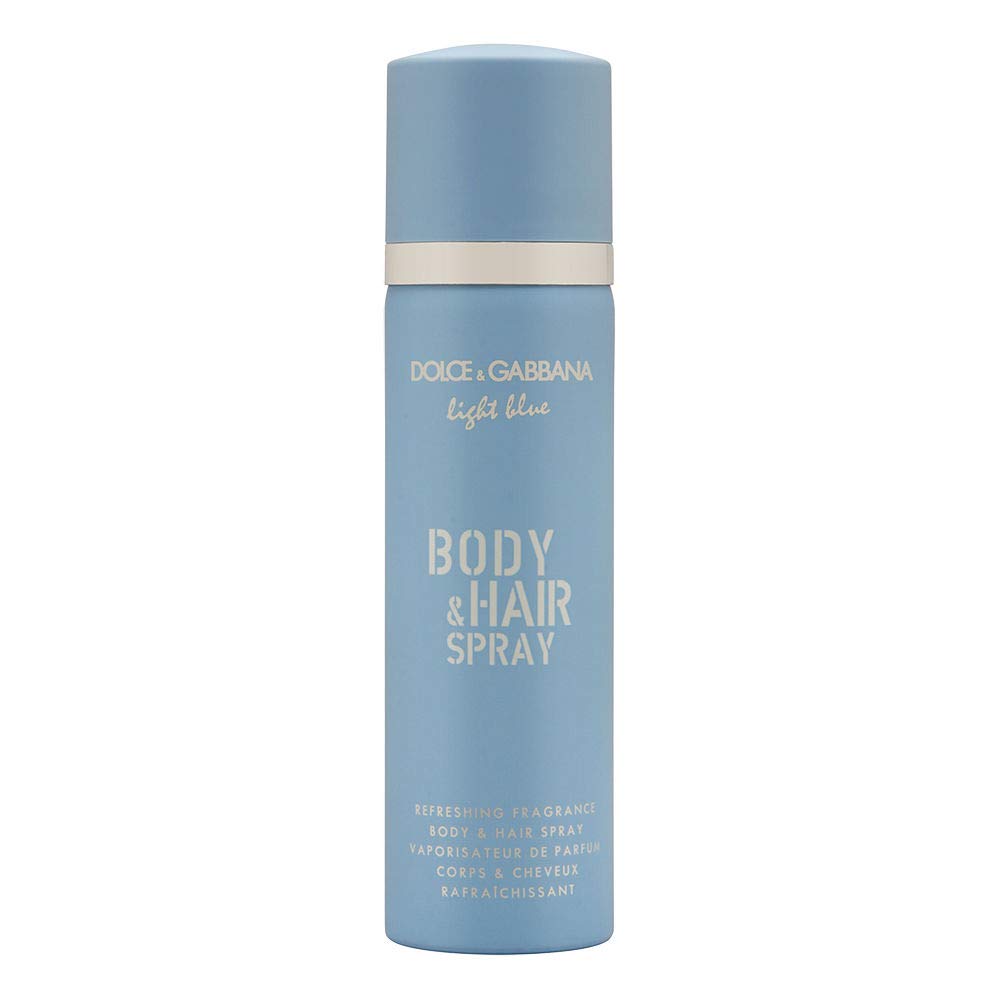 Dolce & Gabbana Light Blue for Women Refreshing Fragrance Body & Hair Spray, 3.4 Ounce