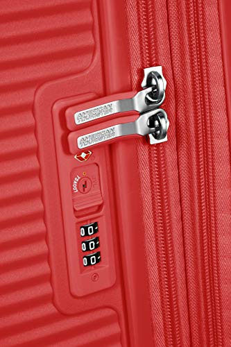 American Tourister Hand Luggage, Red (Coral Red), Large (77 cm-110 Litre)