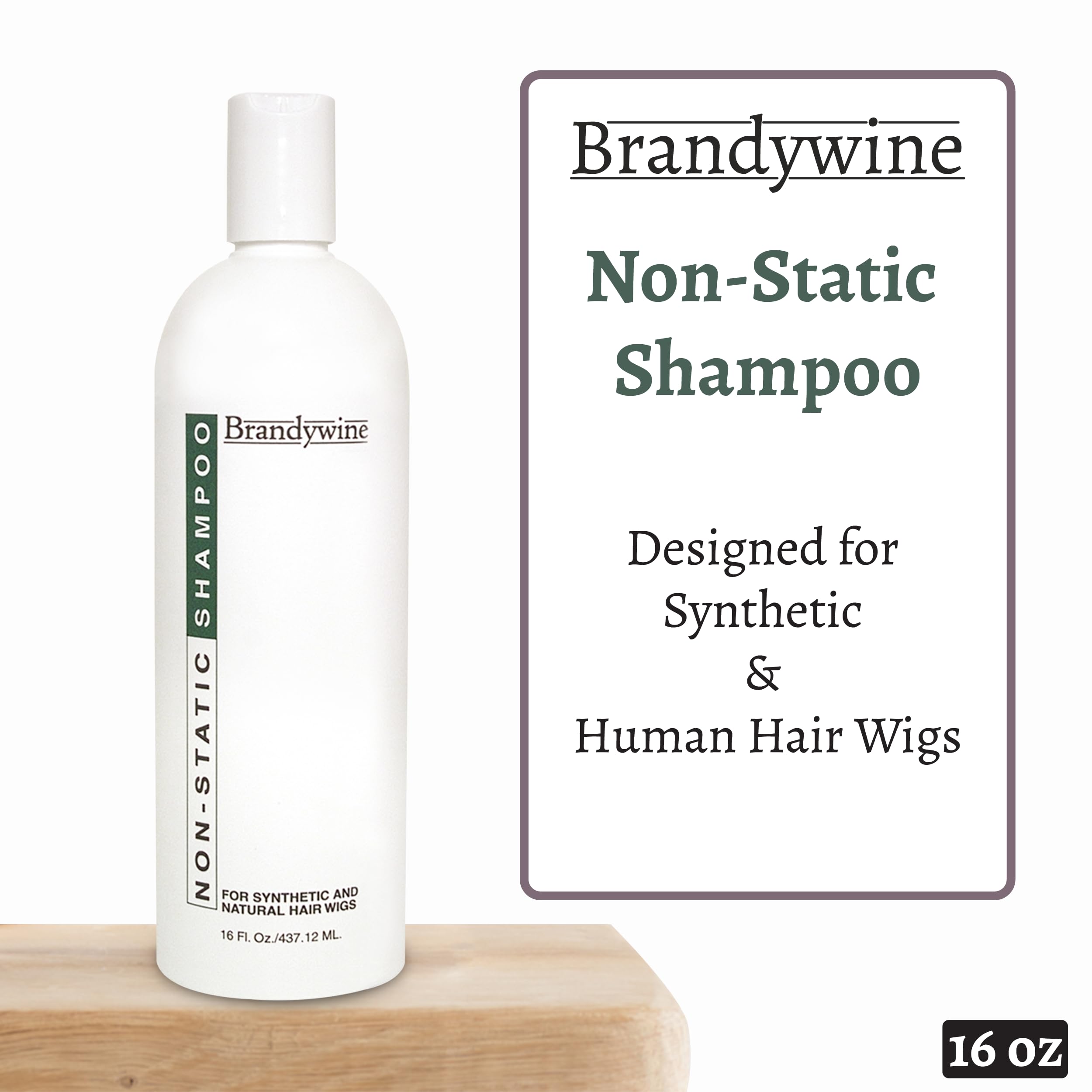 Brandywine Non Static Shampoo 16 oz.