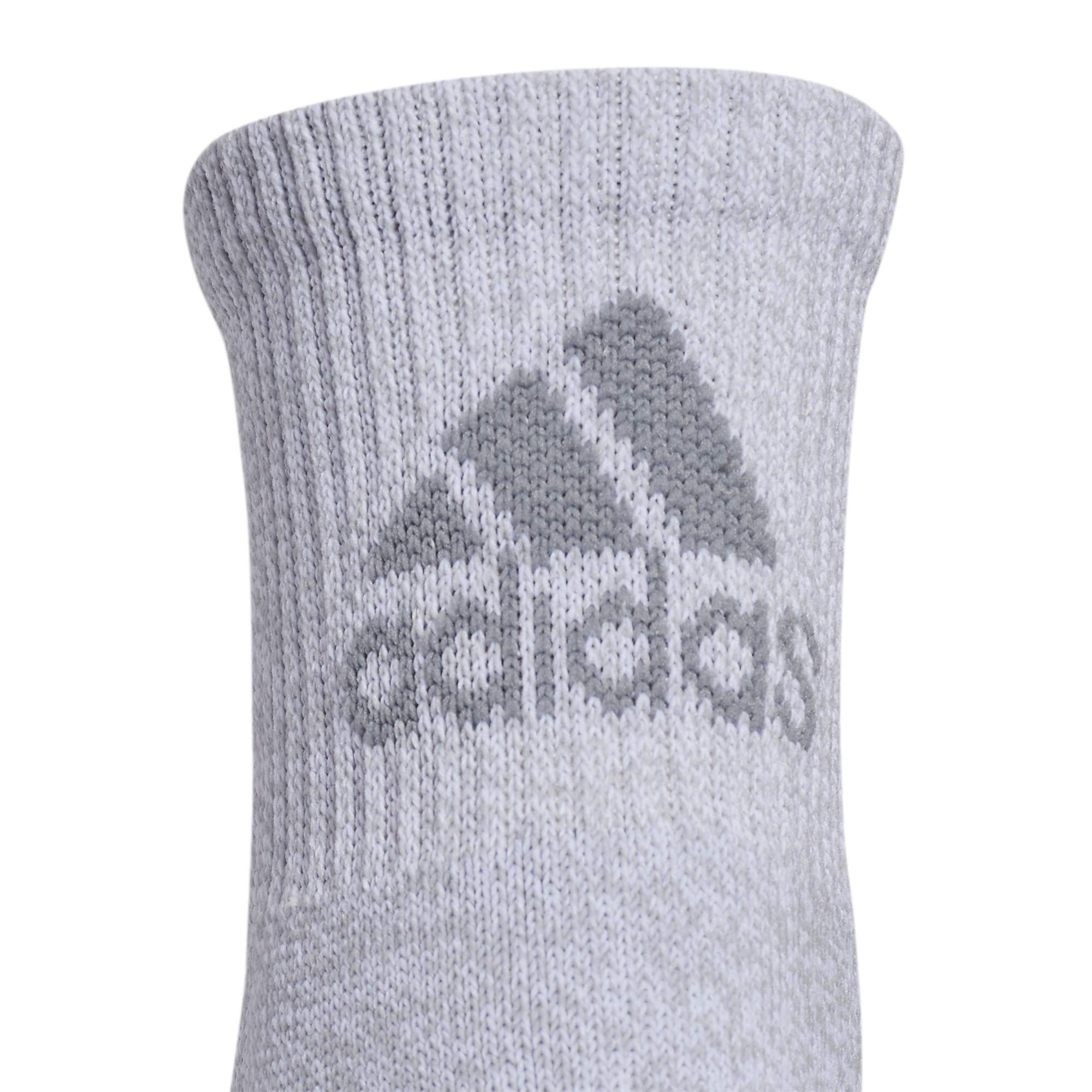 adidas Women's Superlite UB21 2-Pack Quarter, Clear Onix Grey/Grey/Solar Yellow, Medium