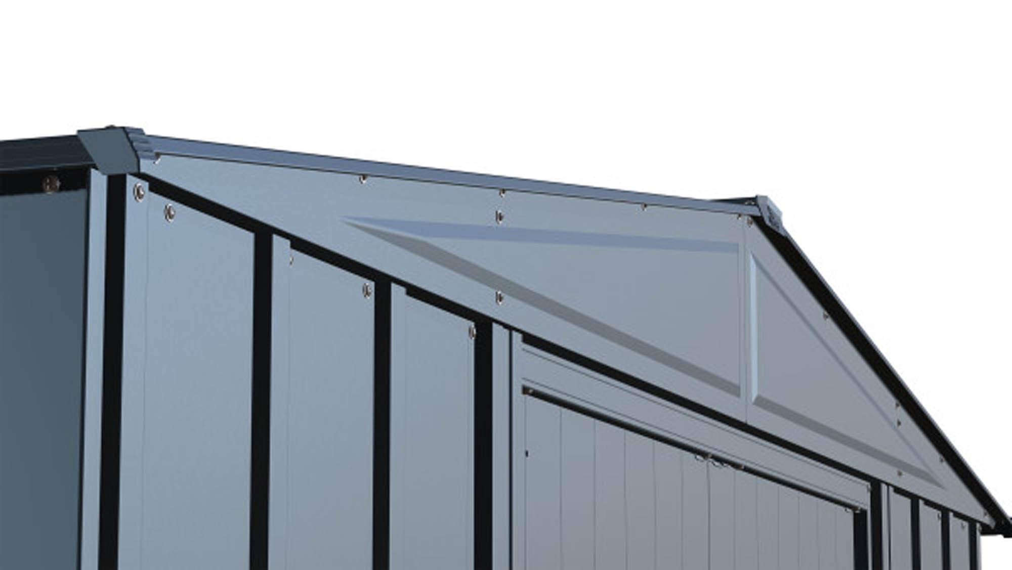 Arrow Classic Steel Storage Shed, 10x8, Blue Grey
