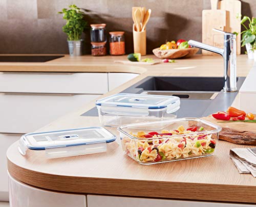 Luminarc Pure Box Active Food Storage Set, 10 Piece, Clear