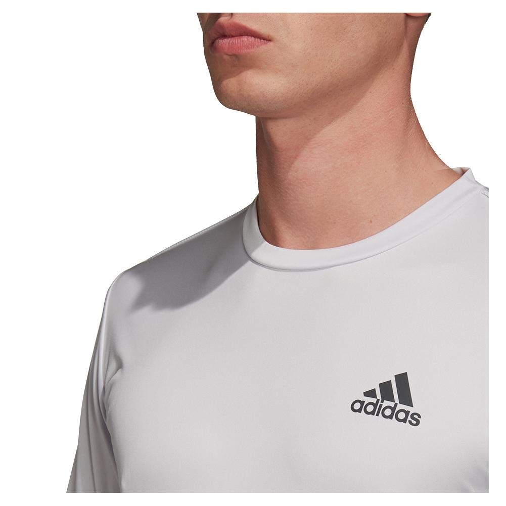 adidas Men's 3-Stripes Club Tennis Tee