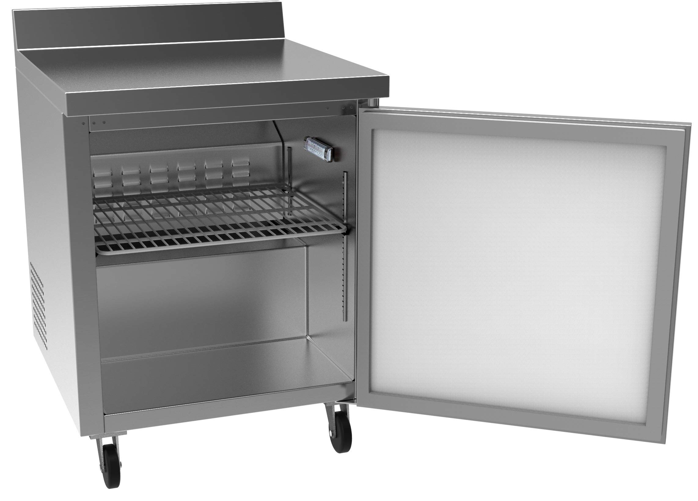 KoolMore RWT-1D-6C Commercial, Refrigerator Single Door, Stainless Steel