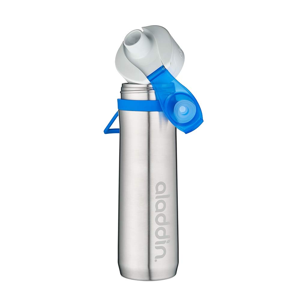 Aladdin Active Hydration Stainless Steel Vacuum Insulated Water Bottle, Blue, 0.6 Litre
