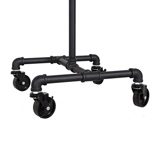 Industrial Clothing Rack Heavy Duty Pipe 2-Way by William Robert's Vintage