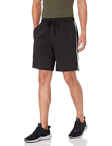 adidas mens 3-Stripes CLX Swim Shorts Black/White XX-Large