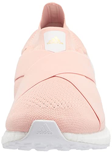 adidas Women's Ultraboost 5.0 DNA Running Shoe, Vapour Pink/Gold Metallic/White, 9
