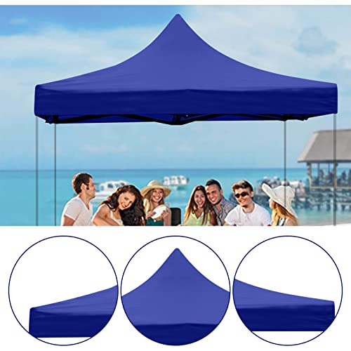 8x8 Canopy Replacement Top, Pop Up Canopy Tent for Commercial Instant Outdoor Portable Patio Lawns Gazebo Outside Camping Blue