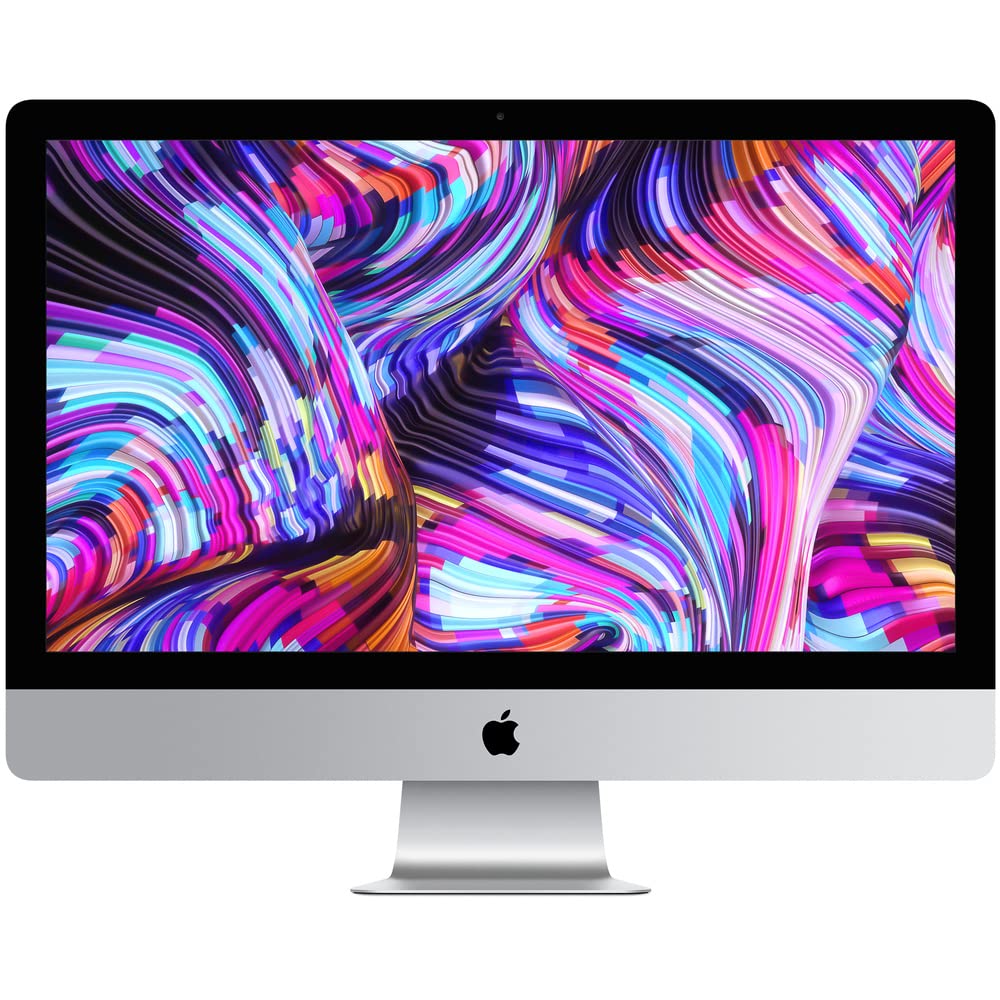 Apple iMac MRQY2LL/A 27 Inch 5K Display - 2019 -Intel i5 3.0GHz 8GB Ram - 1TB HHD + 32GB SSD (Renewed)