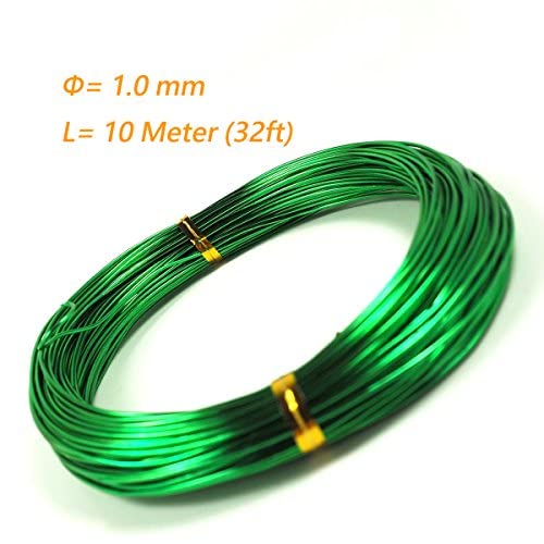 KebinfenĀ® Bonsai Training Wire Bonsai Wire kit for Bonsai Tree, with Bonsai Wire Cutter - Bonsai Wires Size 1.0 mm/ 1.5 mm/ 2.0 mm (128 Feet Total), Anti-Corrosion and Rust Resistant