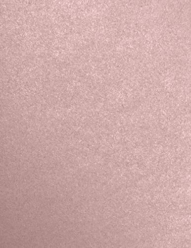 LUXPaper 8.5" x 11" Cardstock | Letter Size | Misty Rose Metallic - Sirio Pearl | 111lb. Cover | 50 Qty