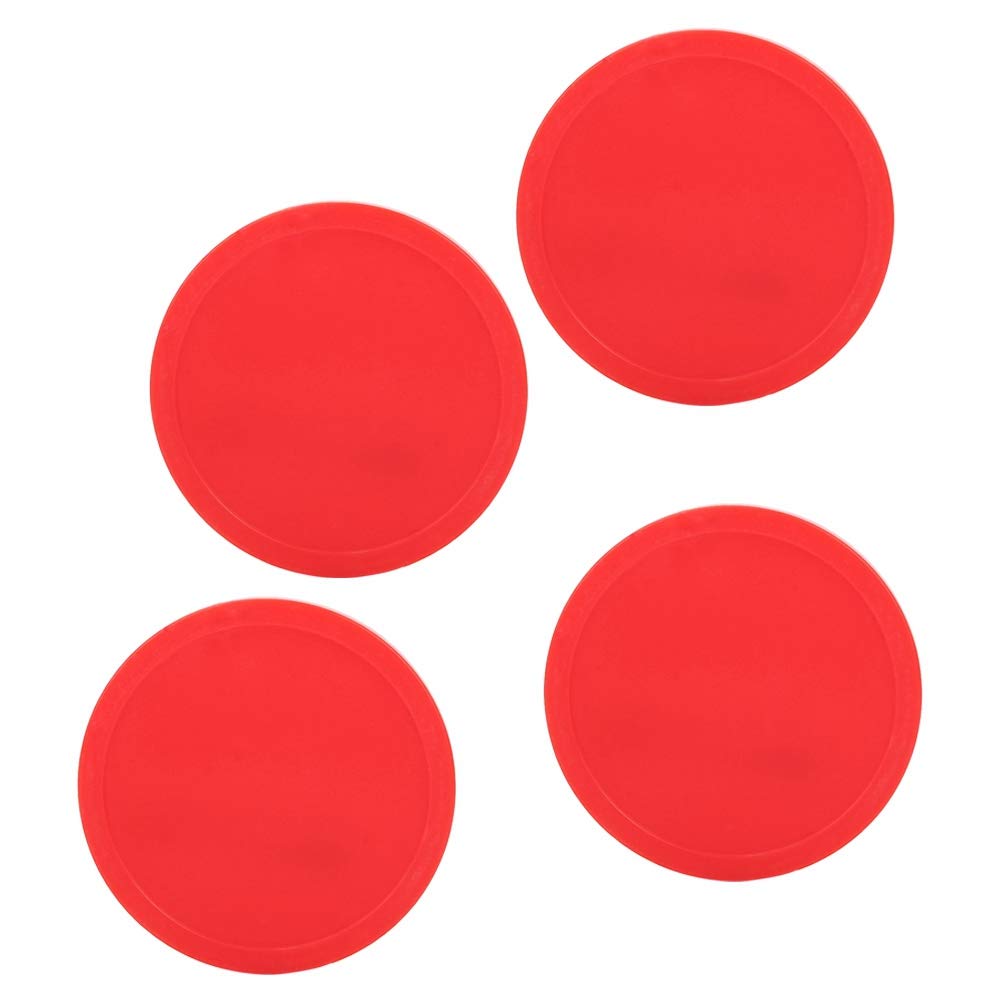 Air Ice Hockey Pucks Piece, Plastic Replaceable Air Hockey Pucks Accessories for Tables Game Equipment,4 Pcs (Medium (75mm))