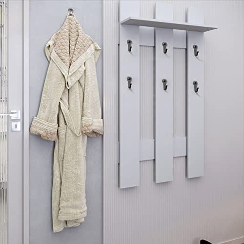 BREYDROK 15Pack Heavy Duty Iron Wall Coat Hook | Coat Hanger Hooks | Hooks for Wall | Mug Hooks with 30 Pieces Screws for Towel, Key, Robe, Coats, Scarf, Bag, Coffee Cup, Mugs, Cap