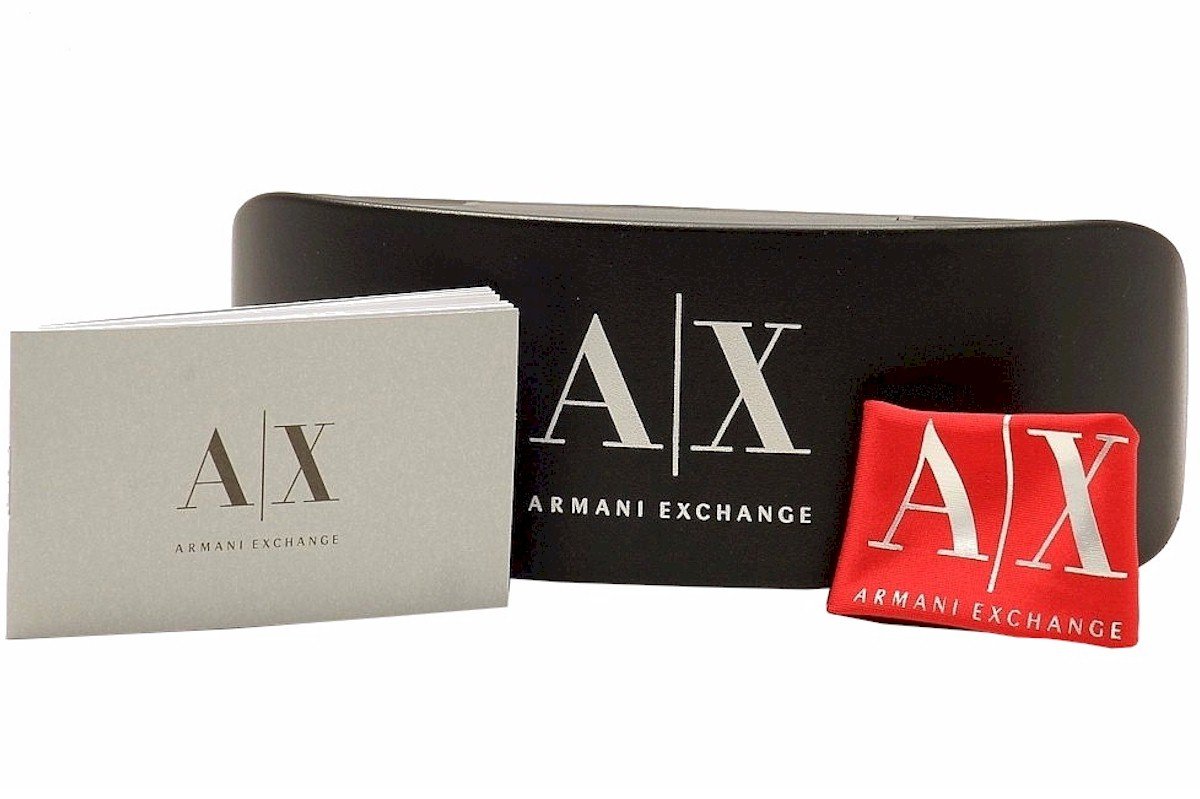 A|X Armani Exchange AX4060S Sunglasses 821373-50 - Matte Tortoise/Topaz Shiny Frame, Brown