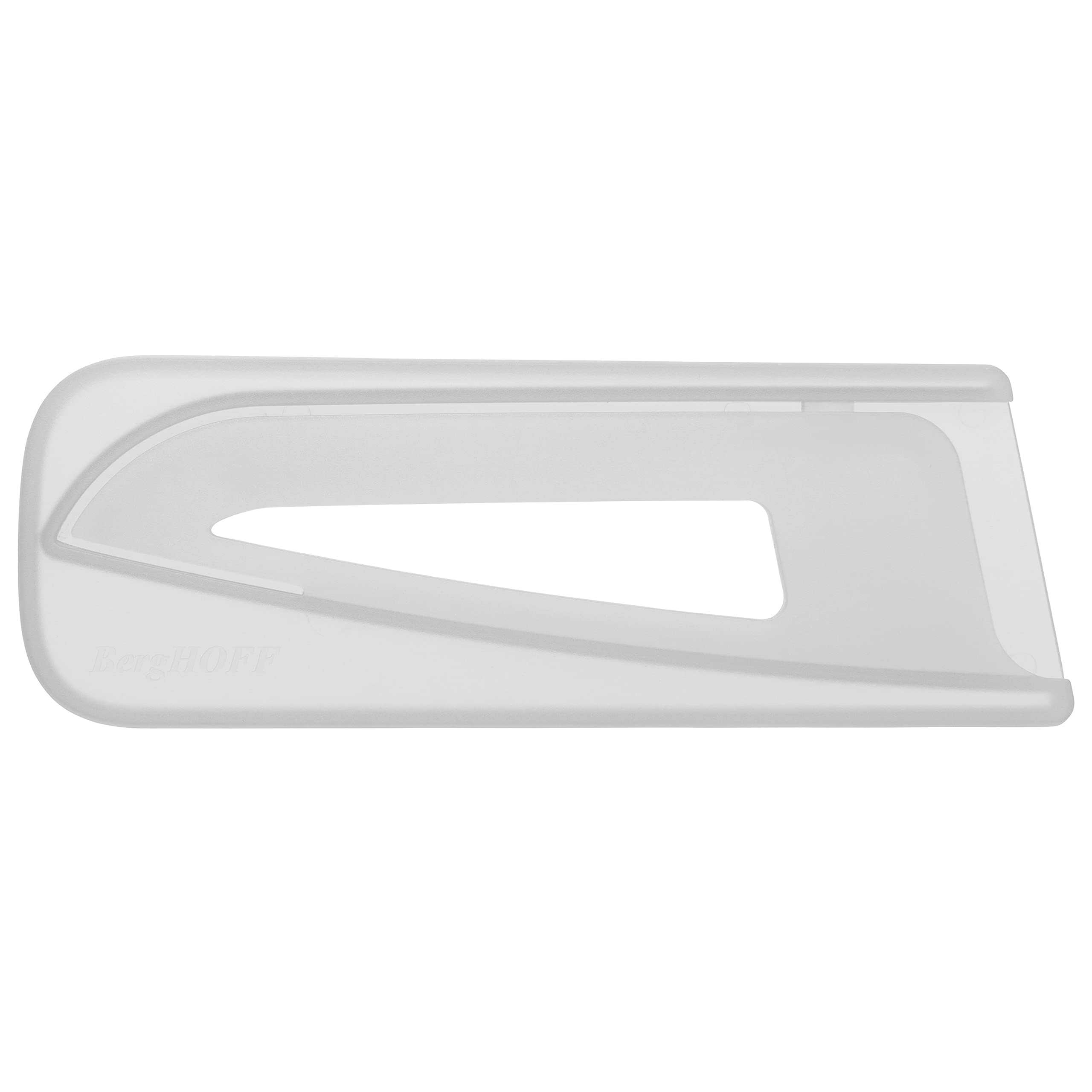 Berghoff LEO Non-stick Stainless Steel Wide Blade Santoku Knife 6.75" Mint PP Fitted Protective Sleeve Multifunctional Knife Soft-touch PP Soft Grip Handle